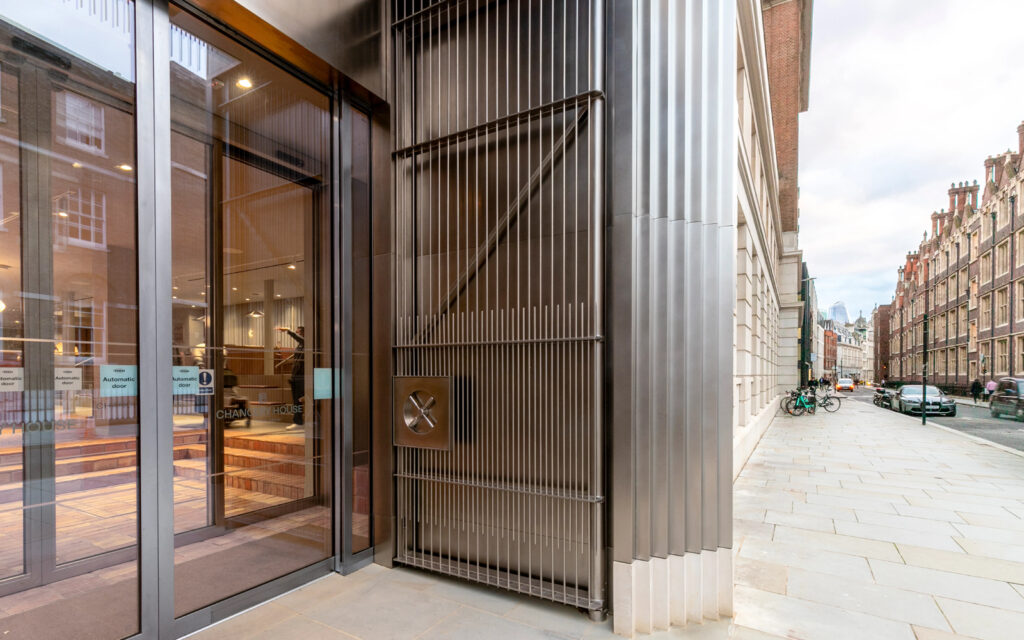 Gate to Silver Vaults, Chancery Lane, London | John Desmond Limited